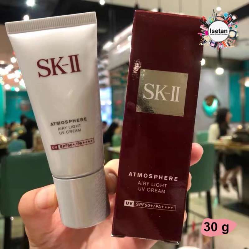 Promo SK-II/SK2/SKII/SKii Atmosphere Airy Light UV Cream 30g Emulsion SPF50+ Diskon 23% di ...