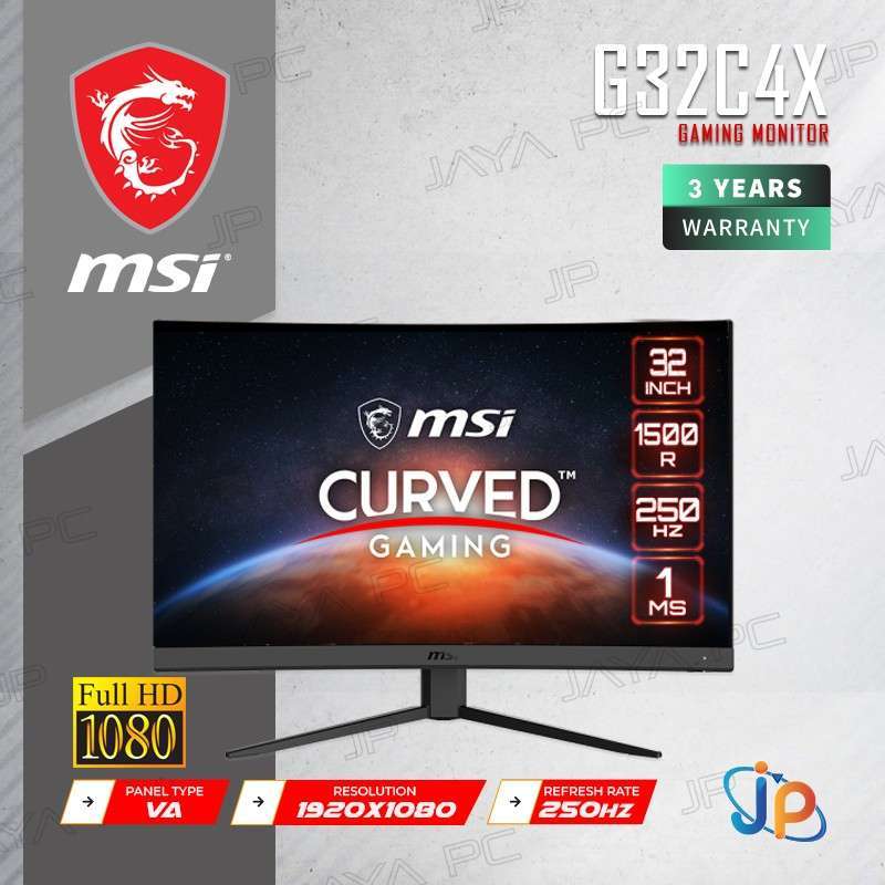 Jual Monitor MSI LED Gaming G32C4X - Curved Full HD 32 Inch di Seller ...