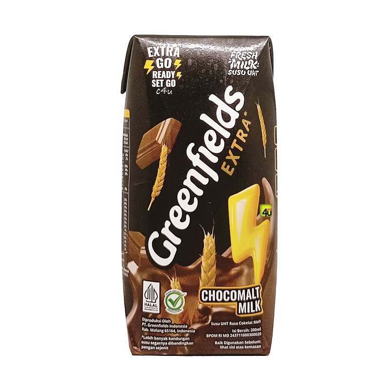 Promo Greenfields Extra - Susu Uht - 200ml - Chocomalt Milk Diskon 21% ...