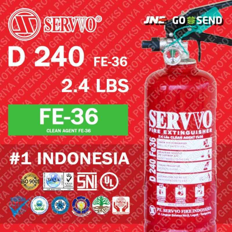 Jual Servvo D 240 Fe-36 2.4 Lbs Portable Fire Extinguisher Apar Di Seller Min Yoona Shop ...