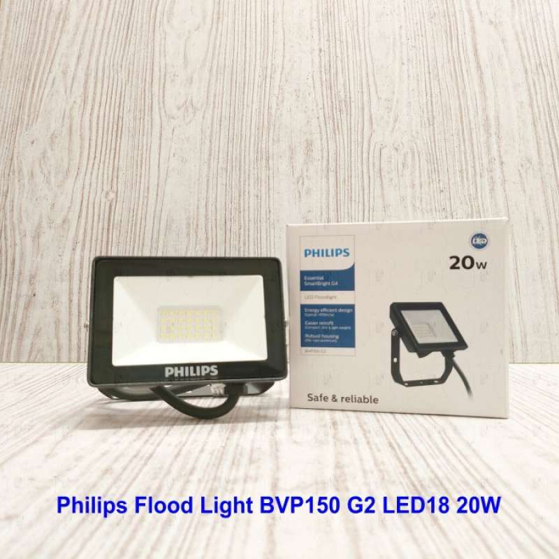 Promo Philips Flood Light LED BVP150 LED18 PSU 20W G2 SWB GM Lampu Sorot Diskon 23% di Seller ...