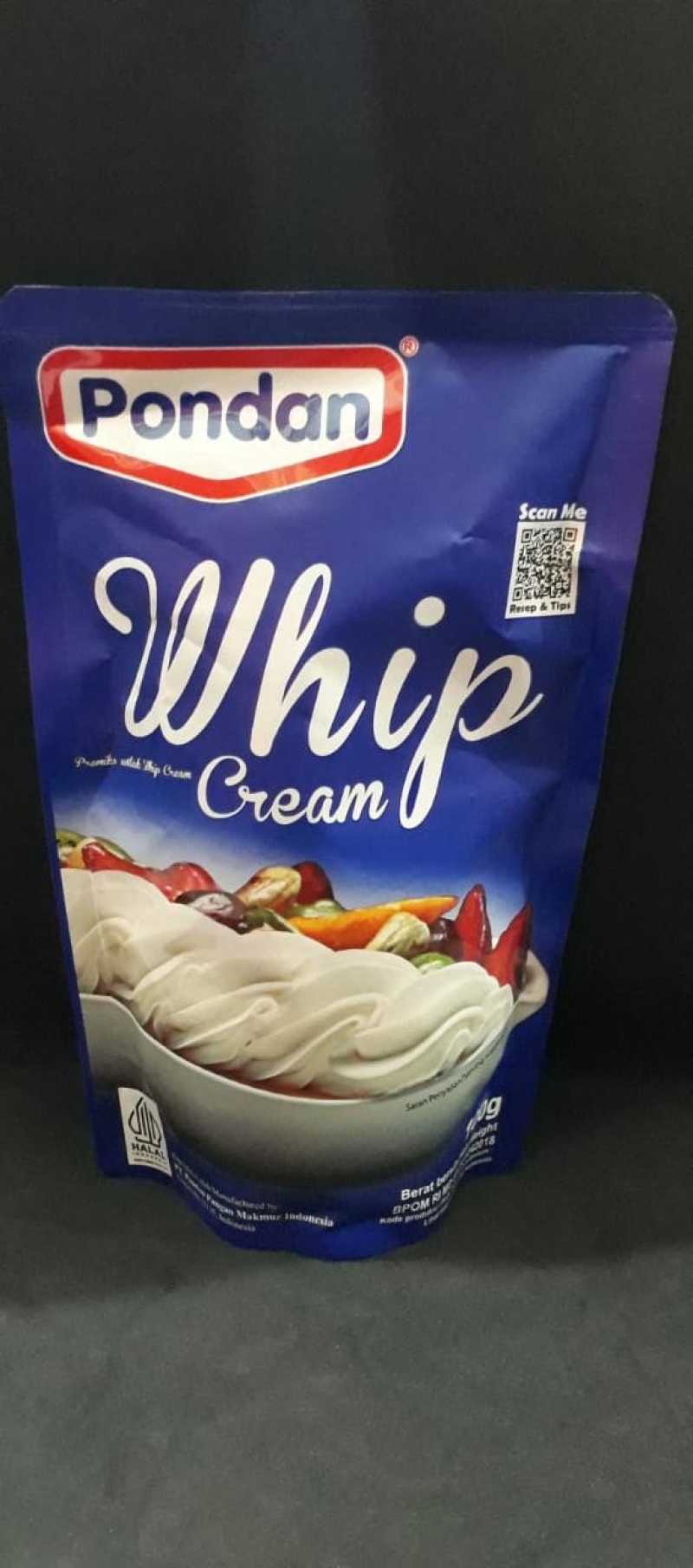 Jual PONDAN WHIP CREAM 100G di Seller rojamart_dailyneeds - Tanjung ...