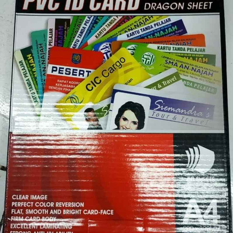 Promo Bahan ID Card PVC PET 0,76 Merk HOMBO Diskon 23% di Seller ...