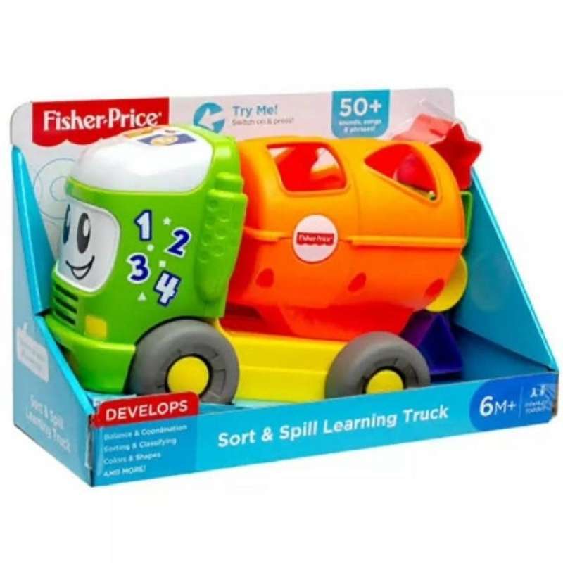 Promo Fisher Price Sort And Spill Learning Truck Diskon 23% di Seller ...