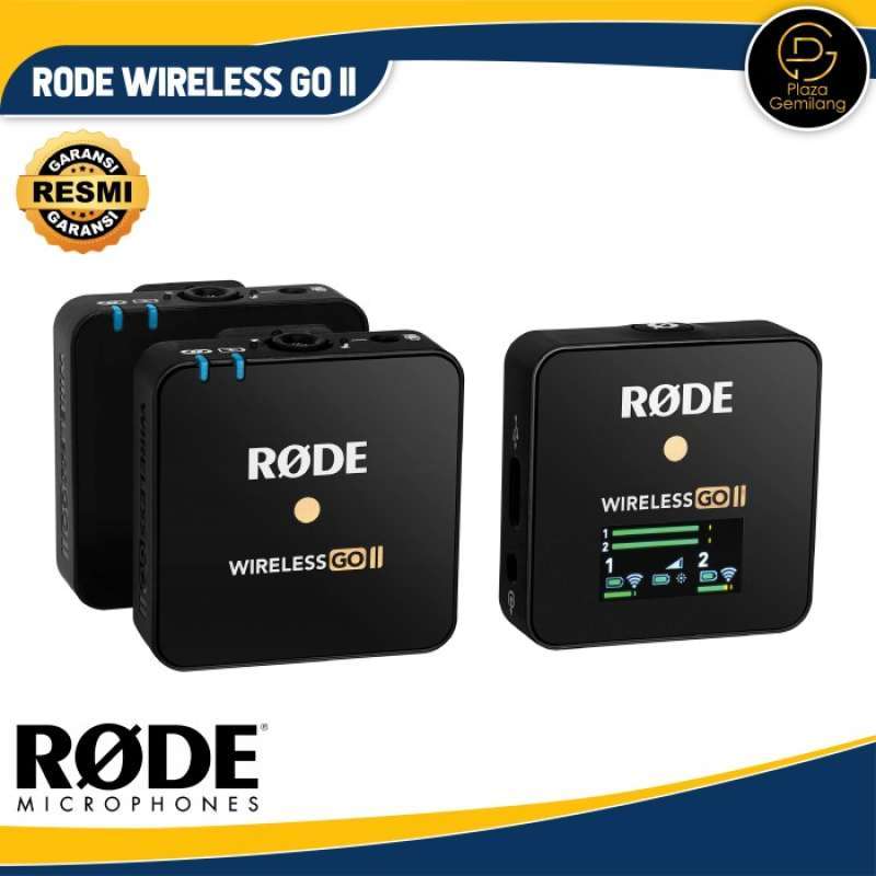 Promo Rode Wireless GO II Dual Channel Wireless Microphone - Garansi ...