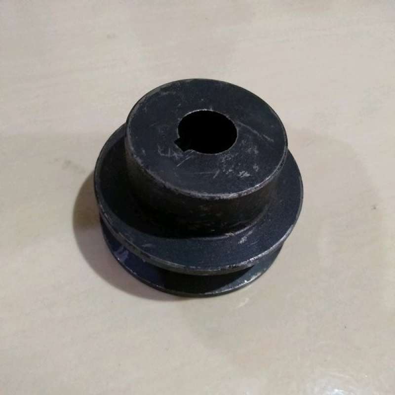 Jual Pulley Puly Puli A1 - 3 Inch As 15 Mm Pully Besi Cor Di Seller Mba ...