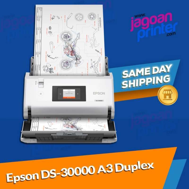 Promo Epson DS-30000 A3 Duplex Sheet-fed Document Scanner Diskon 23% di ...
