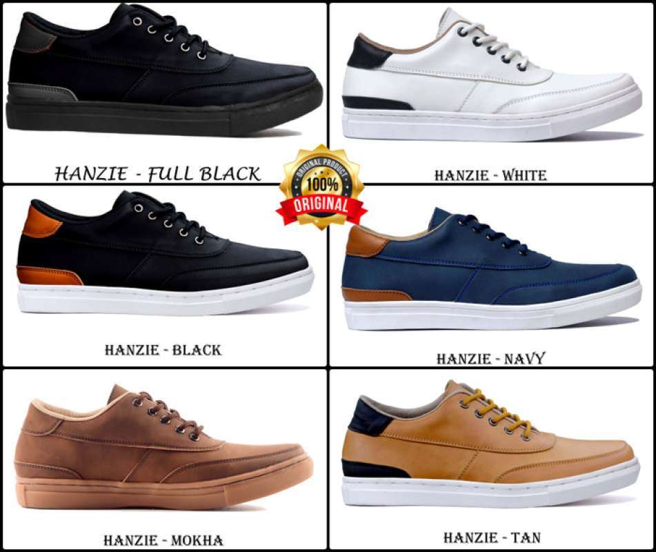 Promo Sepatu Sneakers Putih Pria Ukuran Besar Size 44-50 Hummer Hanzie ...