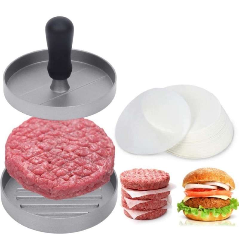 Jual Burger Press Alat Cetak Daging Burger Cetakan Patty Bonus Wax ...