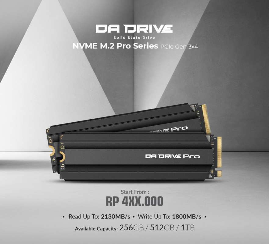 Promo SSD Digital alliance DA Drive Pro NVME 3x4 Heatsink - 1TB Diskon ...