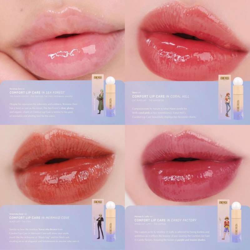 Jual Runa Beauty X One Piece Comfort Lip Care Treatment Tint Balm Cream ...