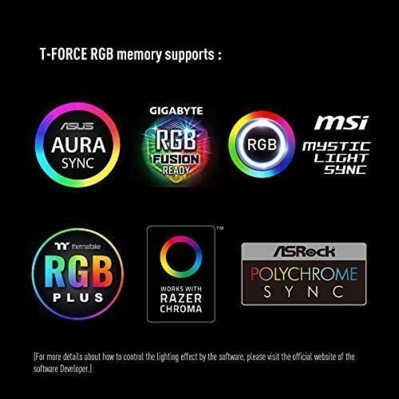 Jual T-force Team Group Ddr4 Delta Tuf Rgb Led Gaming Memory Ram [2 X ...