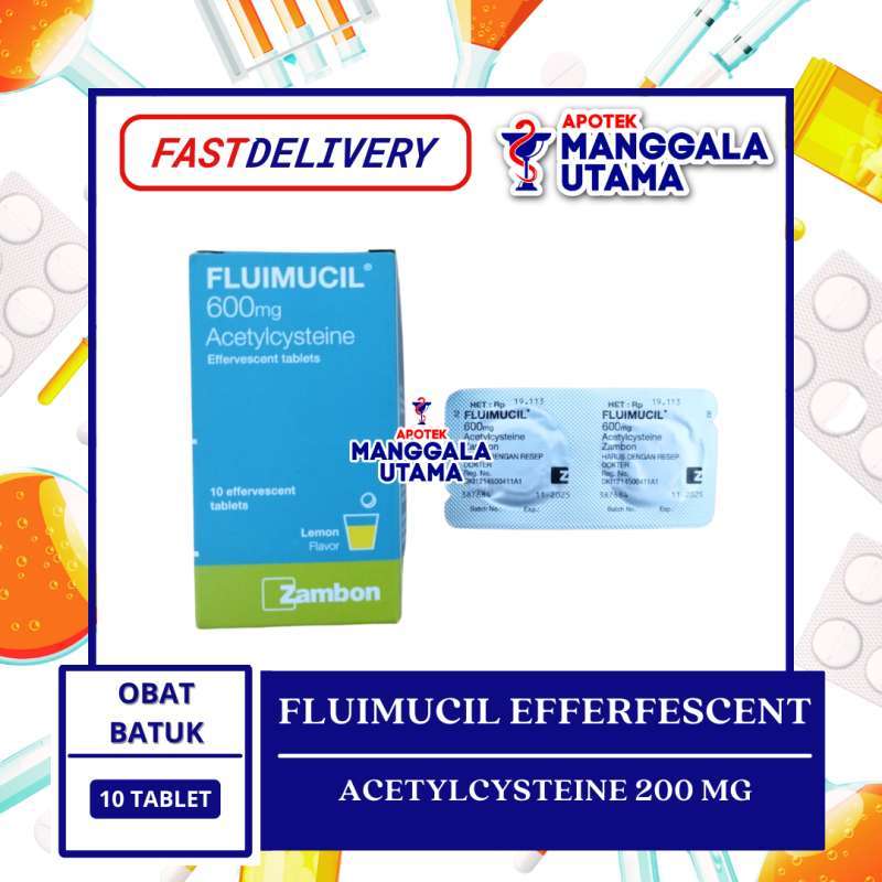 Jual FLUIMUCIL EFFERVESCENT PER BOX ISI 10 TABLET di Seller APOTEK ...