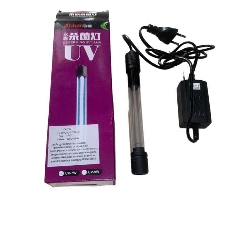 Promo Aquarium Lampu Uv Atman 7 Watt Uv 7 W Refill Atman Nz 4 Uv ...