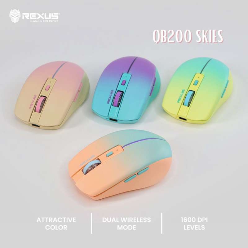 Jual Rexus Mouse Wireless Office Qb200 Mouse Wireless Qb200 Di Seller ...