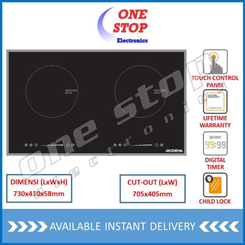 Jual [GARANSI RESMI] MODENA BI 0721 C Built-In Hob Induction Kompor ...
