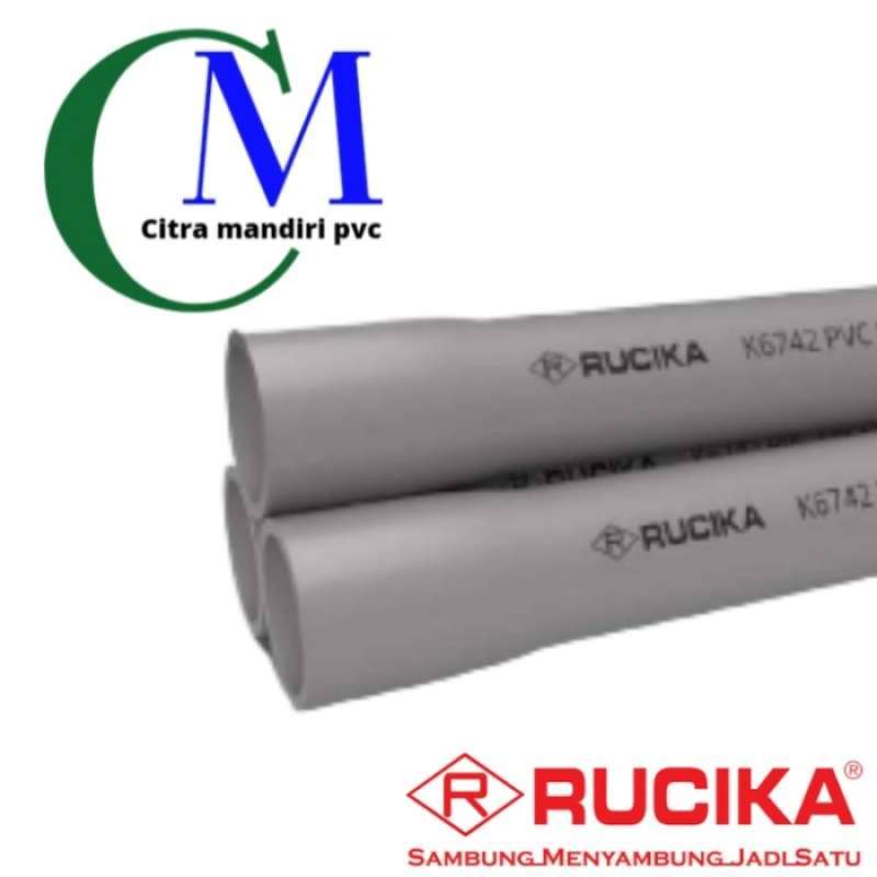 Promo Pipa Pvc Rucika Jis Aw 1 1/4 - Panjang 1 Mtr (Isi Paket 4 Batang ...