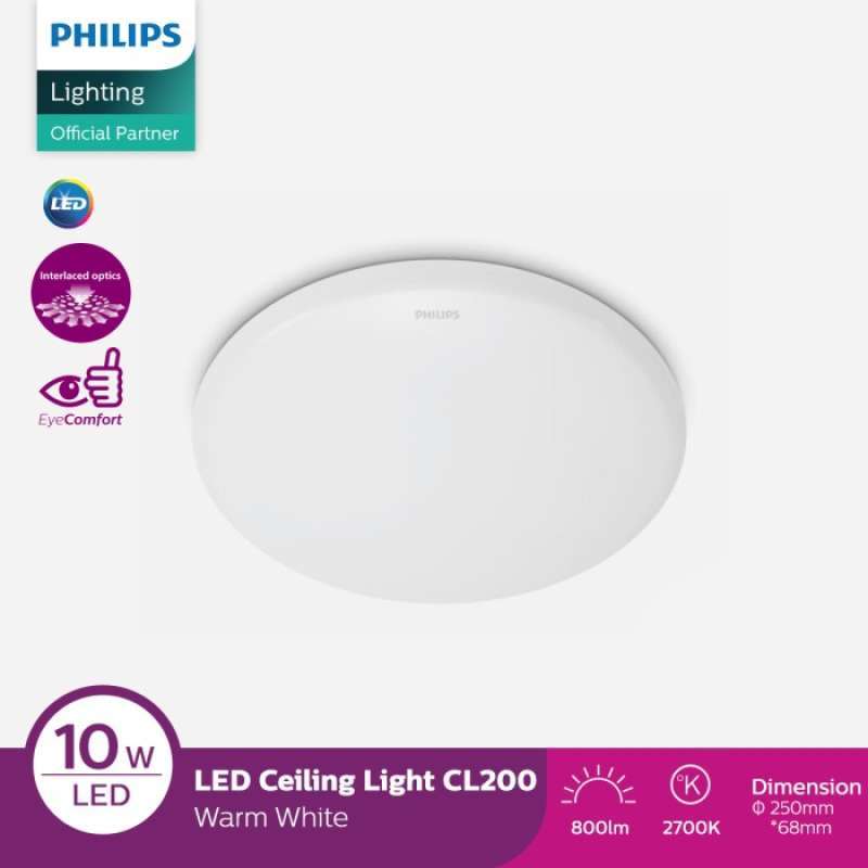 Promo Philips CL200 10W EC RD LED Ceiling 2700K Kuning - Lampu Plafon ...