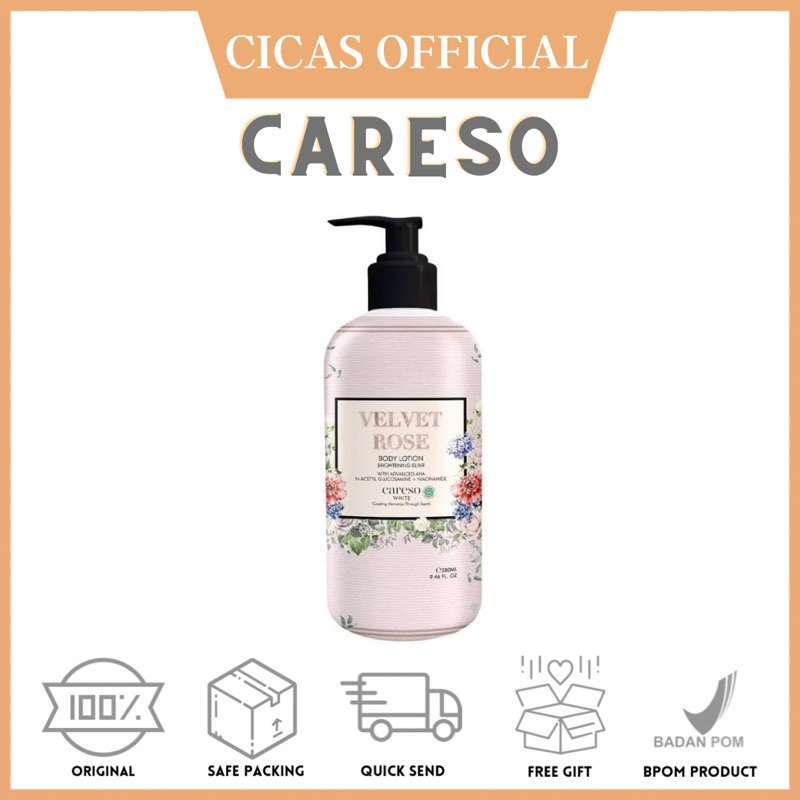 Jual Careso Body Lotion - Velvet Rose 300ml Di Seller Station Cosmetic ...