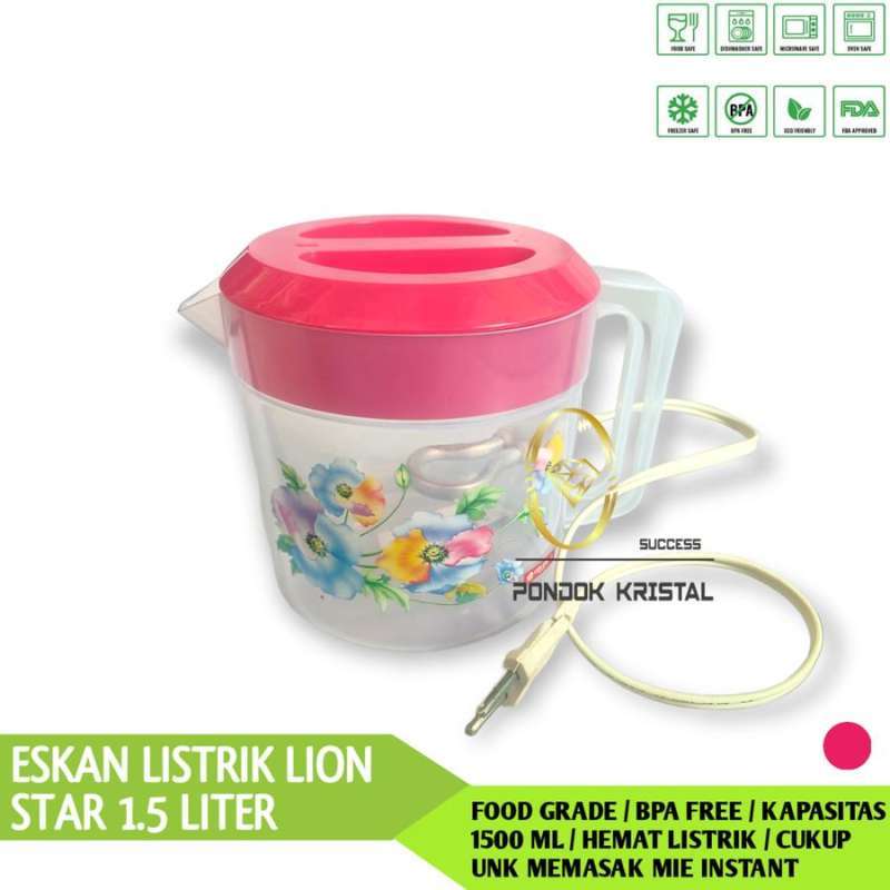 Jual Teko Listrik Lion Star 1.5 Liter / Water Jug Lion Star / Eskan ... Jual Teko Listrik Lion Star 1.5 Liter / Water Jug Lion Star / Eskan ...