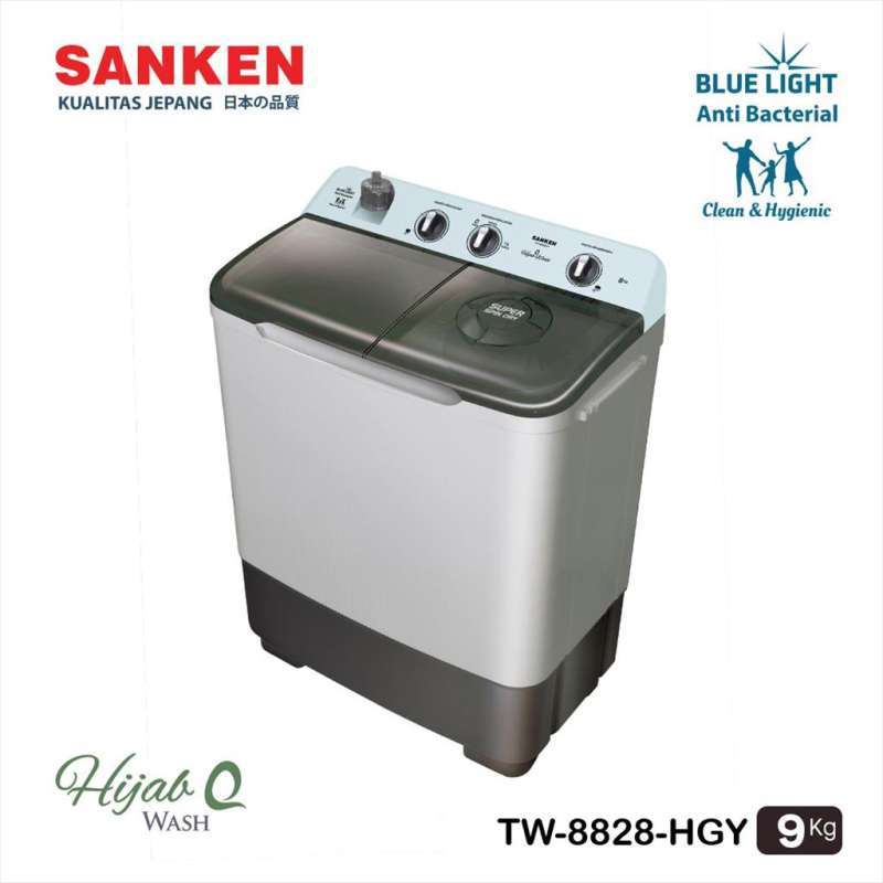 Promo Mesin Cuci Sanken Tw 8828 Hgy 8kg 2 Tabung Tw-8828hgy 8kg X-tor Diskon 15% Di Seller Sinar ...