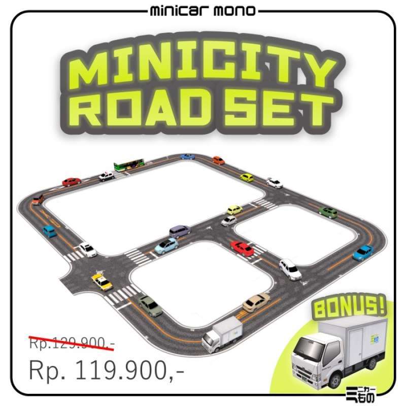 Promo Diorama Sheet MiniCity Road Set -Basic- Diskon 27% di Seller Puas ...