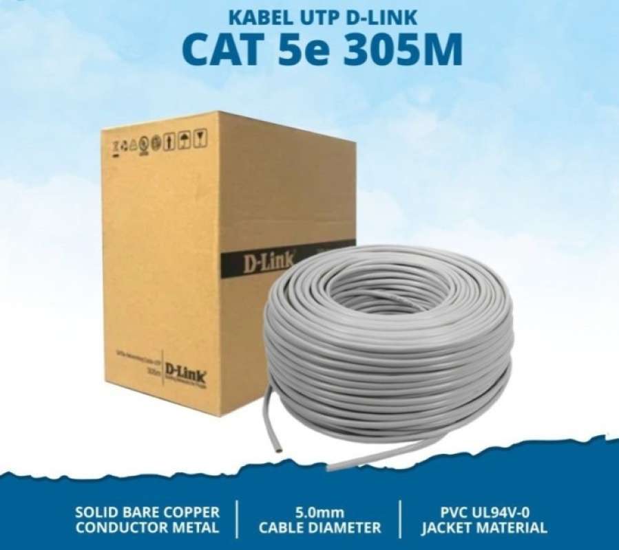 Jual DLink Kabel UTP Cat 5 Cat 5e Cat5 di Seller Citi Network - Mangga ...
