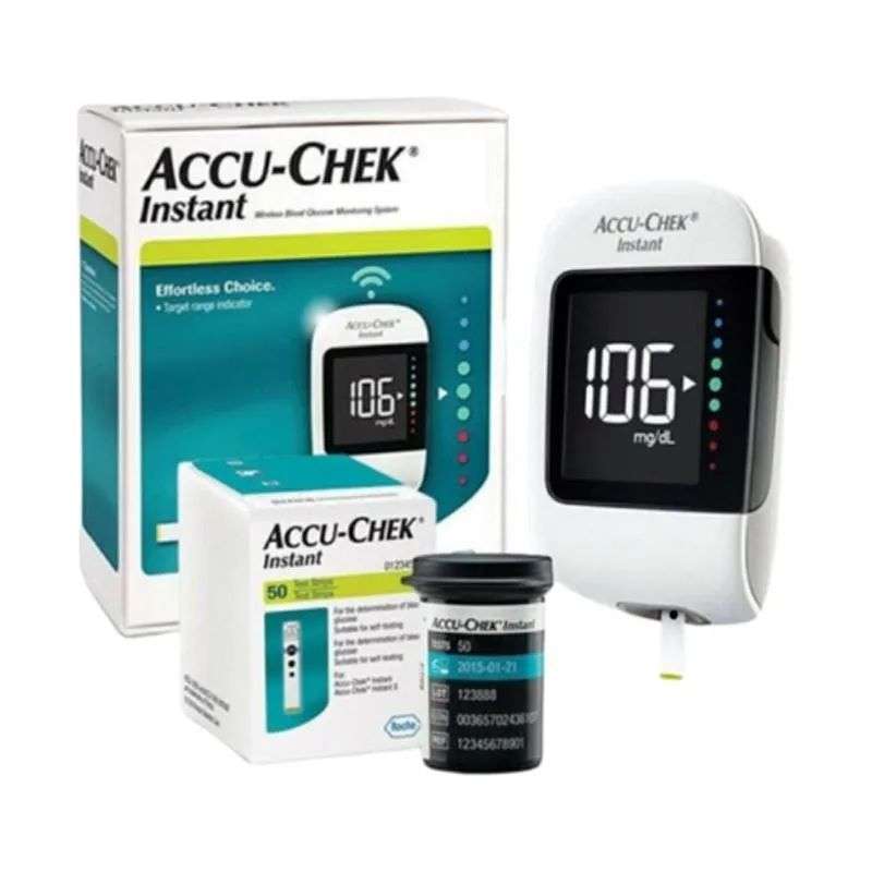 Jual Alat Accu Check Instant + Test Strip / Alat Cek Gula Darah Accu ...