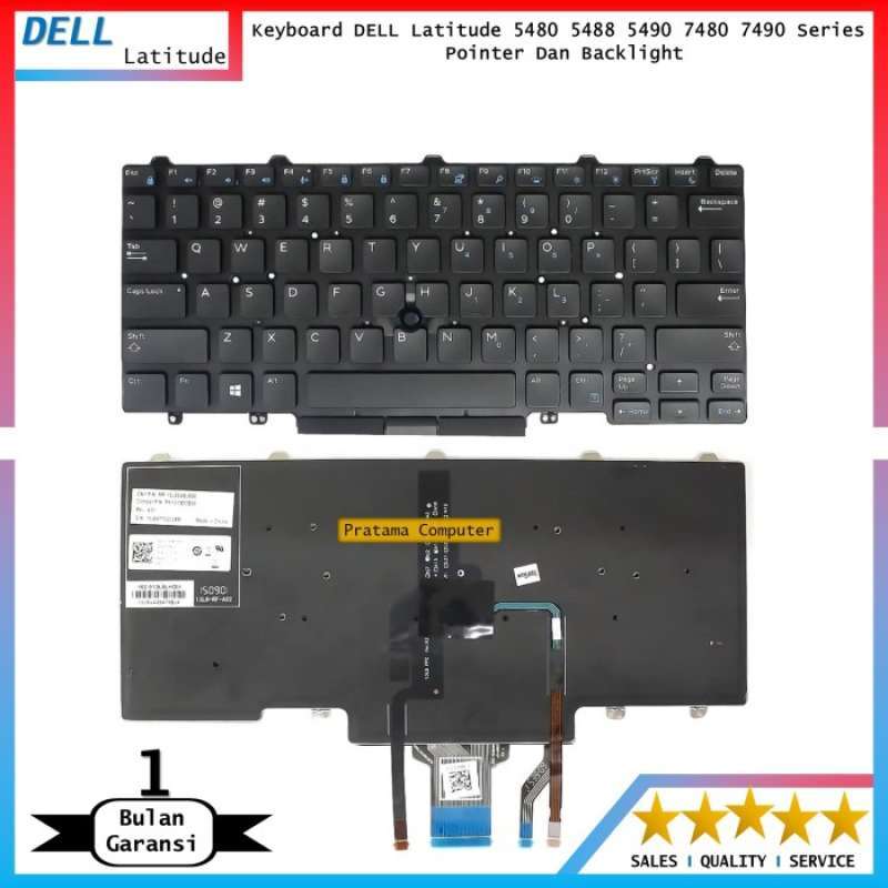 Jual Keyboard Dell Latitude 5480 5488 5490 7480 7490 With Pointer