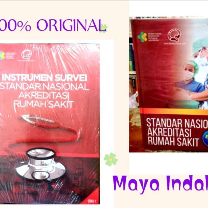 Promo Instrumen Survei Standar Akreditasi Rumah Sakit . - Multicolor ...