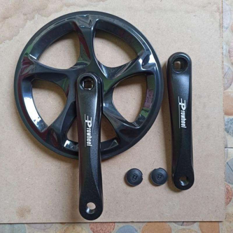 Promo Crank Prowheel Seli Fixie Single Speed 52T Crank Sepeda Lipat 52 ...