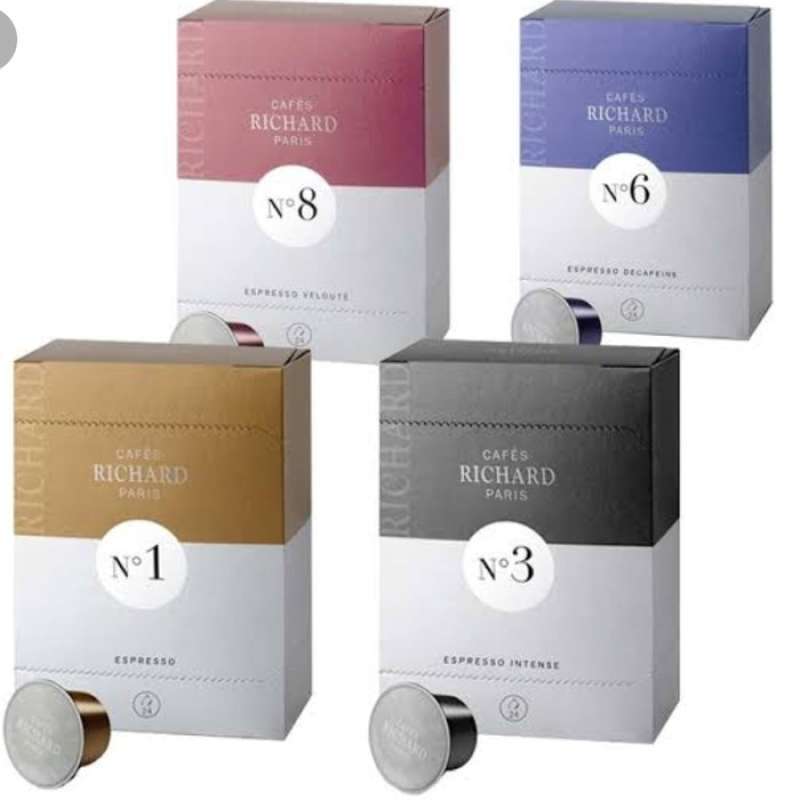Promo cafe richard isi 24 capsul ,- kapsul kopi cafe richard, made in ...