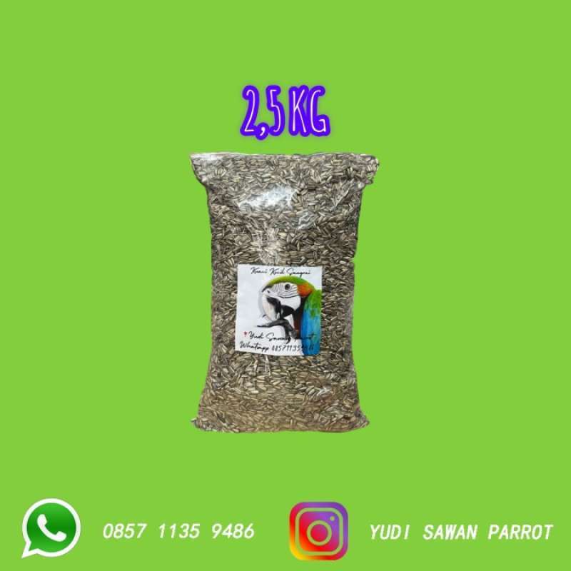 Promo Kuaci Makanan Burung Paruh Bengkok Kakatua Nuri Sun Conure 2 1/5 ...