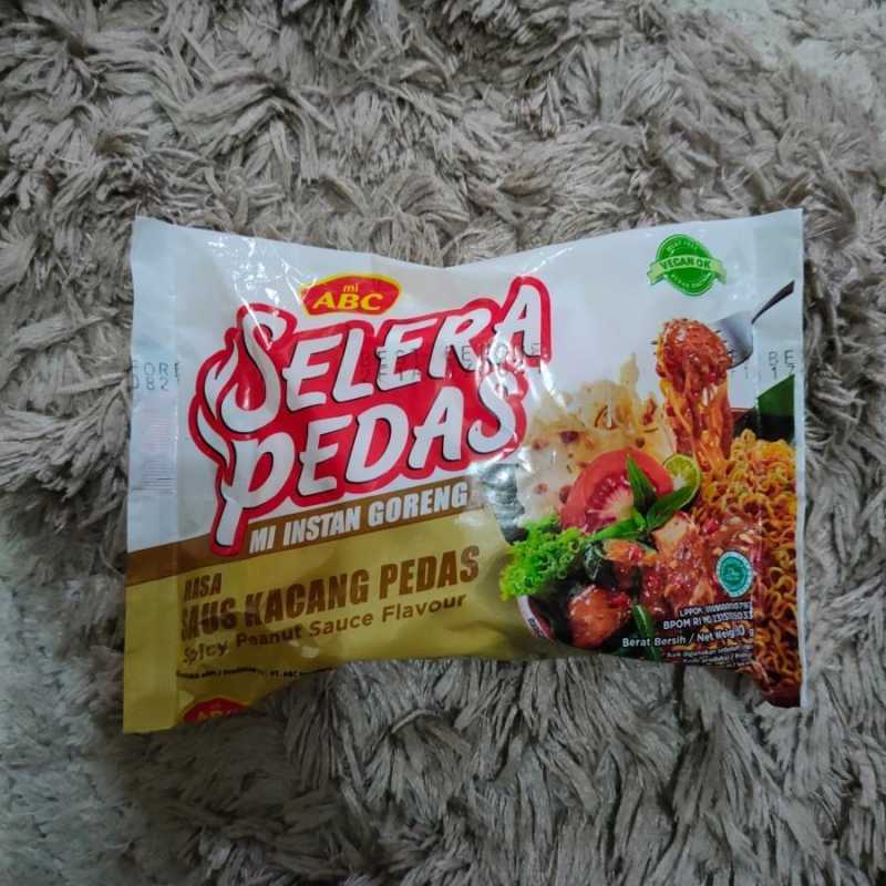 Jual Mie Abc Selera Pedas Mie Instant Goreng Rasa Saus Kacang Pedas 80 ...