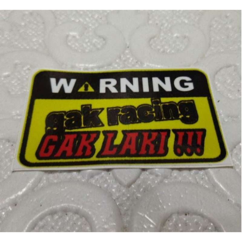 Jual Sticker Warning | Stiker Warning Mobil Motor | Stiker Drop Lis ...