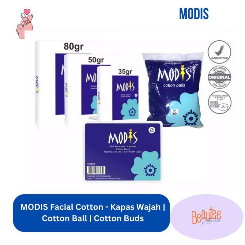 Jual Modis Facial Cotton - Kapas Wajah | Cotton Ball | Cotton Buds - # ...