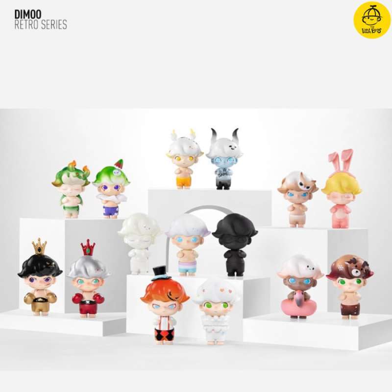 Promo Pop Mart Dimoo Retro Series Full Set 12pc - Popmart Diskon 23% Di ...