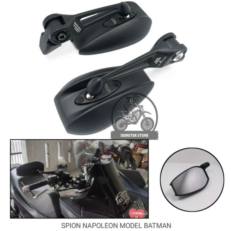Promo Spion Napoleon Model Style Batman Rear Mirror Fairing Universal ...
