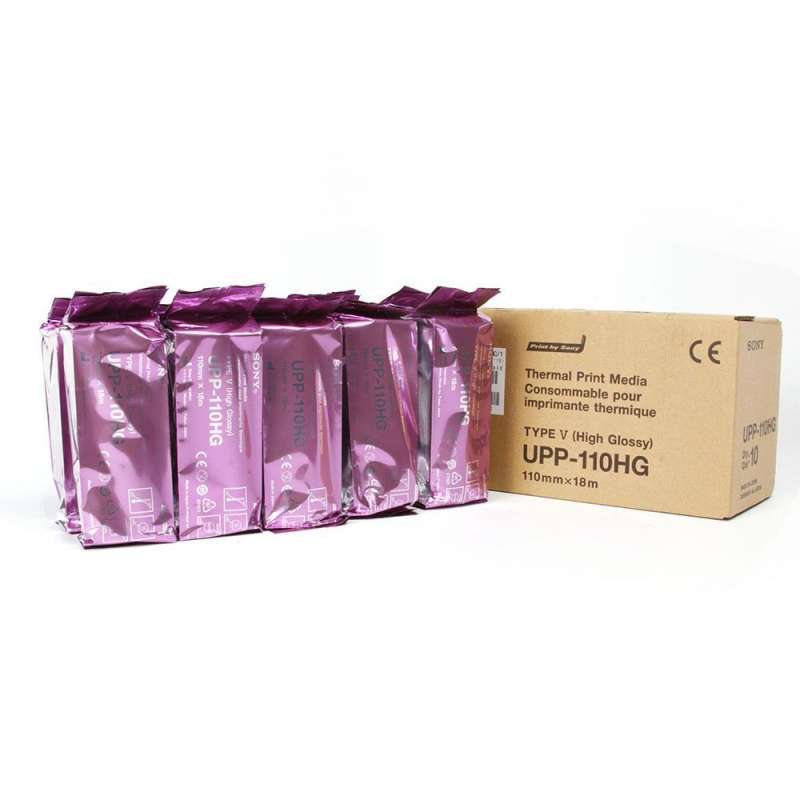 Jual Kertas Usg Sony Upp-110hg Type V High Glossy 110mm X 18m Kertas ...