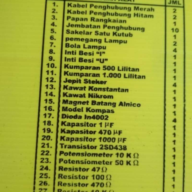 Promo Kit Ipa Listrik Dan Magnet Sltp, Fisika Smp Diskon 23% Di Seller ...