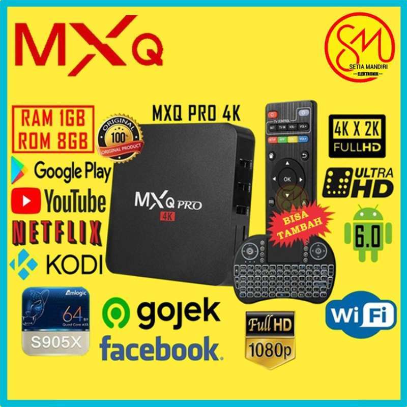 Jual Mxq Pro Android Tv Box Mxq Pro 4k Smart Tv Box Garansi Media Player Di Seller Setia Mandiri