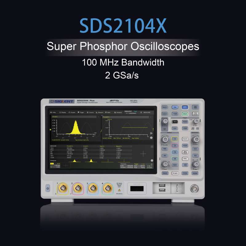 Jual Oscilloscope 4Ch 100MHz 2GSa/s Siglent SDS2104X Plus di Seller ...