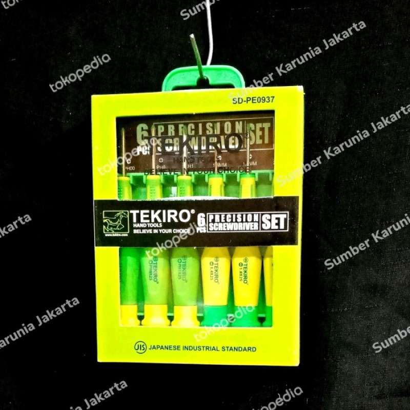 Promo Tekiro Obeng Presisi Set 6 Pc Diskon 31% di Seller Pusat Helm ...