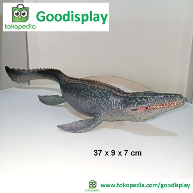 Promo mainan pajangan hewan jurassic world dinosaurus figure mosasaurus ...