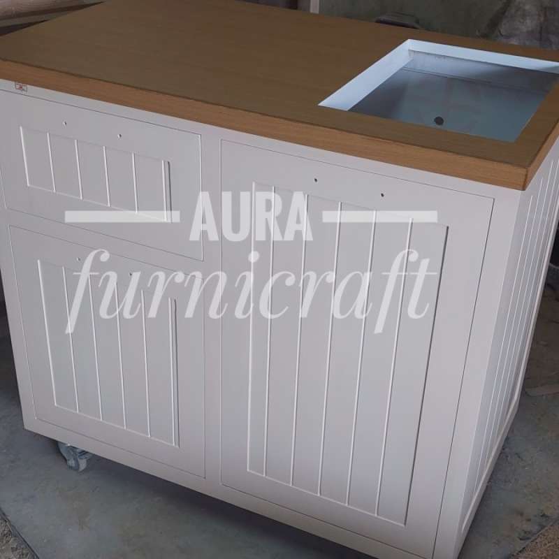 Jual Kitchen Set Portable/meja Dapur Portable/meja Kompor/meja Kayu Di ...