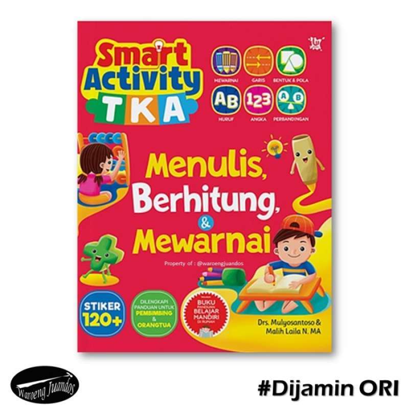 Promo Buku Smart Activity Tk A Menulis, Berhitung, Dan Mewarnai Bonus ...