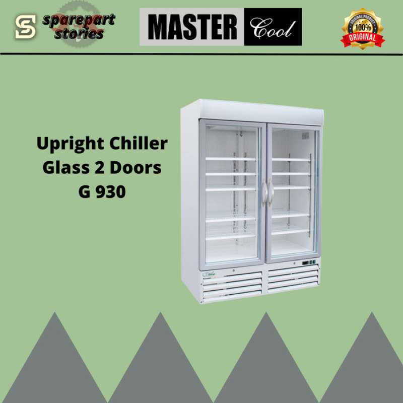 Promo Upright Chiller 2 Glass Doors D 930, Mastercool Diskon 23% di ...