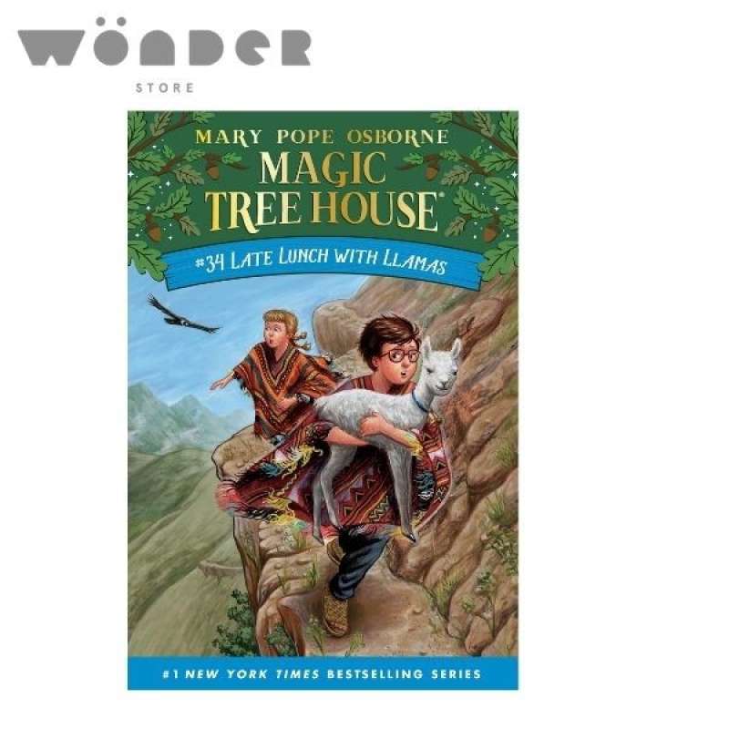 Promo Buku Import Magic Tree House #34: Late Lunch With Llamas Diskon ...