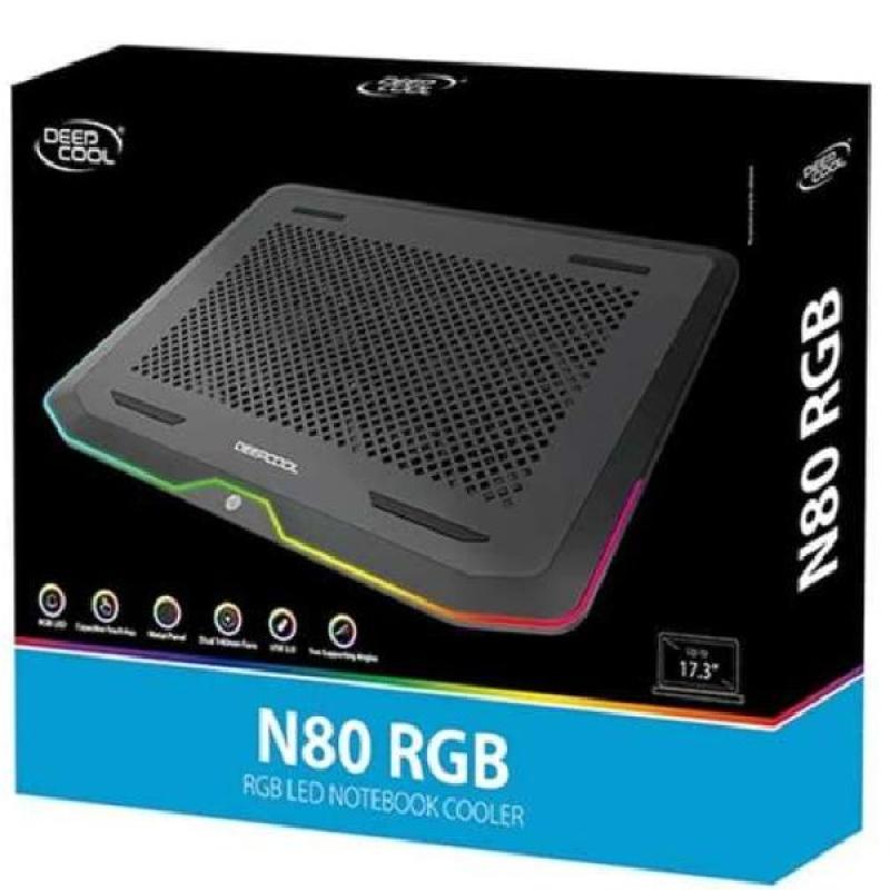 Jual DeepCool N80 RGB Gaming Laptop Cooling Pad Fan RGB Lighting ...