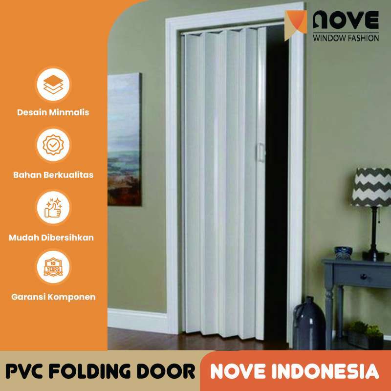 Promo Nove Pintu Lipat Pvc Folding Door - Penyekat Ruangan Diskon 45% ...
